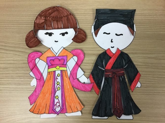 Diversity Awareness Month paper doll craft: China | Christchurch City ...
